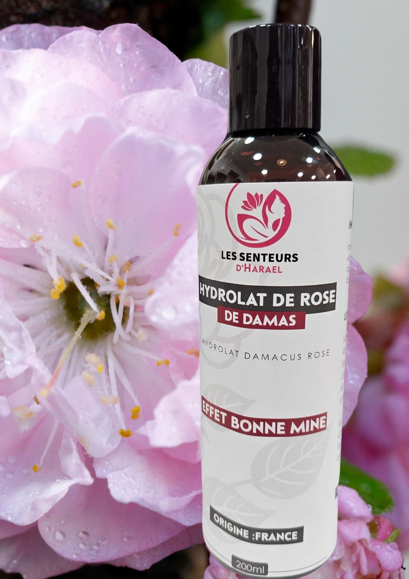 Hydrolat de rose de Damas Cosmos Organic Tonique purifiant